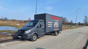 Melns Mercedes-Benz Sprinter 2017 Viļņa, ar dzinēja tilpumu 2.20 L un nobraukumu 194 tūkst. km par 18500 €, foto  vietnē AUTOMOTO.COM.LV