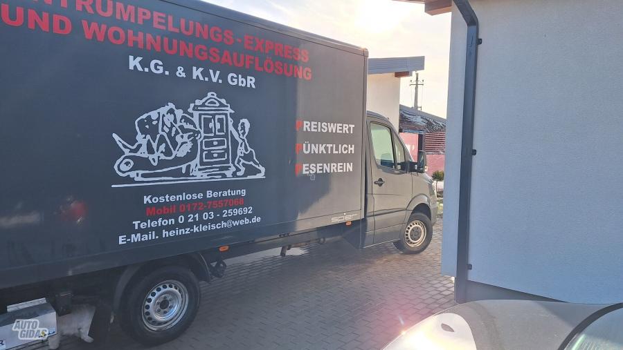 Black Mercedes-Benz Sprinter 2017 in Vilnius, with an engine capacity of 2.20 L and mileage of 194 thousand km for 18500 €, photo 12 on AUTOMOTO.COM.LV