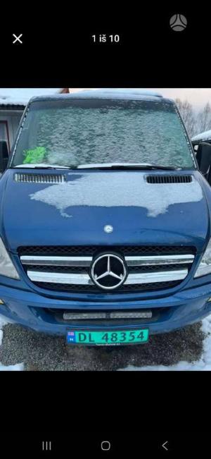 Zils Mercedes-Benz Sprinter 2008 Gargždai, ar dzinēja tilpumu 2.20 L un nobraukumu 400 tūkst. km par 3950 €, foto  vietnē AUTOMOTO.COM.LV