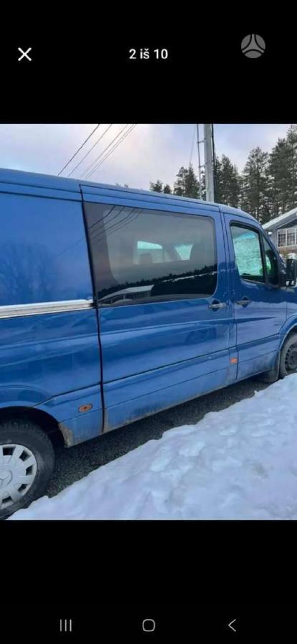Blue Mercedes-Benz Sprinter 2008 in Gargzdai, with an engine capacity of 2.20 L and mileage of 400 thousand km for 3950 €, photo 2 on AUTOMOTO.COM.LV