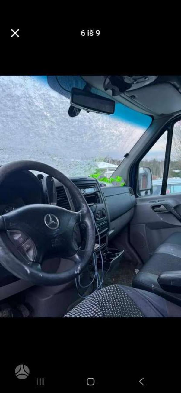 Blue Mercedes-Benz Sprinter 2008 in Gargzdai, with an engine capacity of 2.20 L and mileage of 400 thousand km for 3950 €, photo 3 on AUTOMOTO.COM.LV