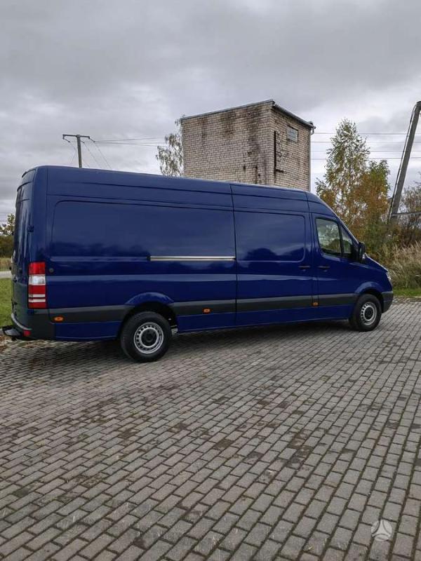 Blue Mercedes-Benz Sprinter 2012 in Anyksciai, with an engine capacity of 2.20 L and mileage of 245 thousand km for 13500 €, photo 1 on AUTOMOTO.COM.LV