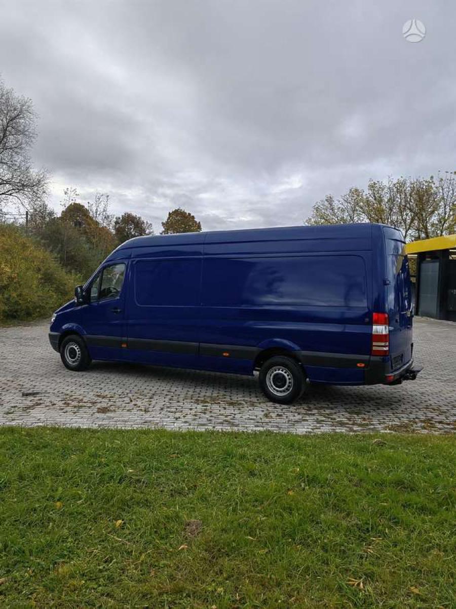 Blue Mercedes-Benz Sprinter 2012 in Anyksciai, with an engine capacity of 2.20 L and mileage of 245 thousand km for 13500 €, photo 4 on AUTOMOTO.COM.LV