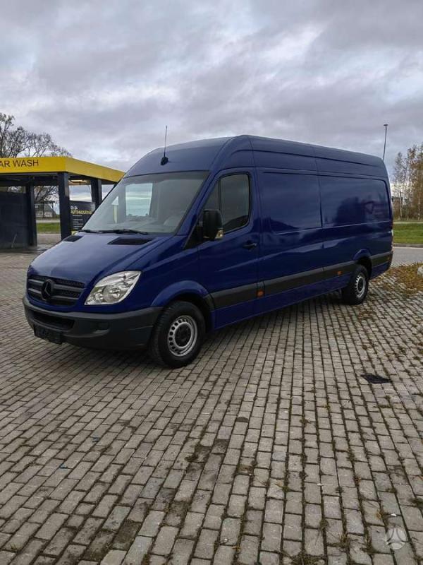 Blue Mercedes-Benz Sprinter 2012 in Anyksciai, with an engine capacity of 2.20 L and mileage of 245 thousand km for 13500 €, photo 10 on AUTOMOTO.COM.LV