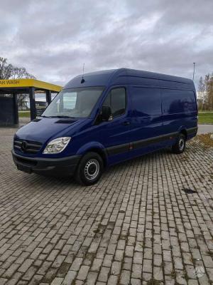 Blue Mercedes-Benz Sprinter 2012 in Anyksciai, with an engine capacity of 2.20 L and mileage of 245 thousand km for 13500 €, photo 10 on AUTOMOTO.COM.LV