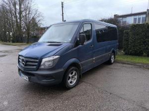 Blue Mercedes-Benz Sprinter 2014 in Marijampole, with an engine capacity of 2.14 L and mileage of 382 thousand km for 6850 €, photo  on AUTOMOTO.COM.LV