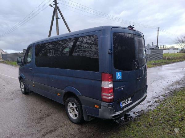 Blue Mercedes-Benz Sprinter 2014 in Marijampole, with an engine capacity of 2.14 L and mileage of 382 thousand km for 6850 €, photo 3 on AUTOMOTO.COM.LV