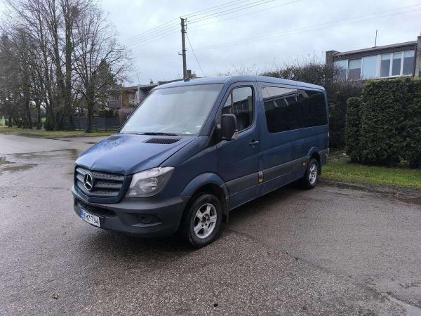 Blue Mercedes-Benz Sprinter 2014 in Marijampole, with an engine capacity of 2.14 L and mileage of 382 thousand km for 6850 €, photo 9 on AUTOMOTO.COM.LV