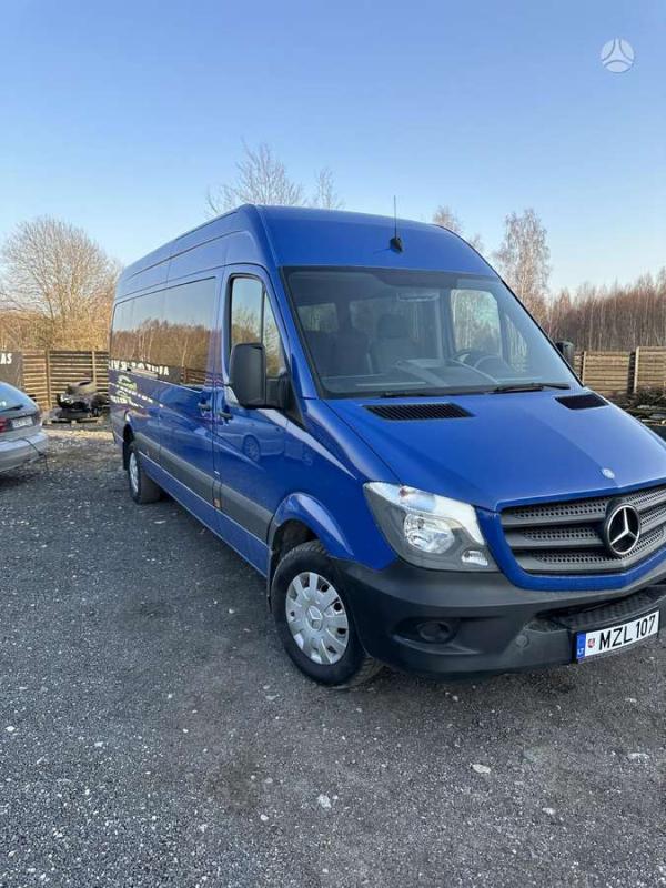Blue Mercedes-Benz Sprinter 2014 in Siauliai, with an engine capacity of 2.20 L and mileage of 360 thousand km for 7650 €, photo 1 on AUTOMOTO.COM.LV