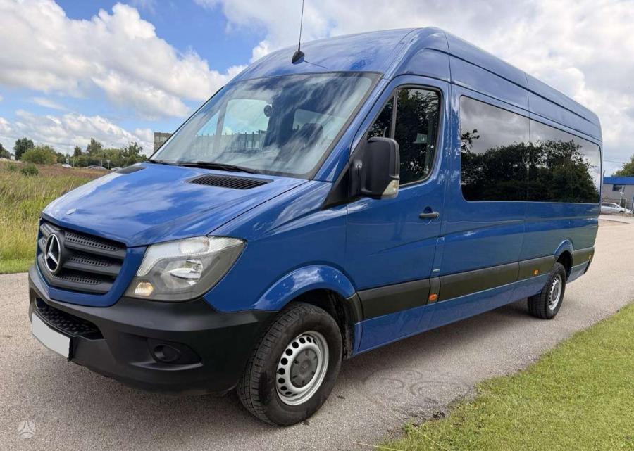 Blue Mercedes-Benz Sprinter 2014 in Siauliai, with an engine capacity of 2.14 L and mileage of 396 thousand km for 14700 €, photo 1 on AUTOMOTO.COM.LV