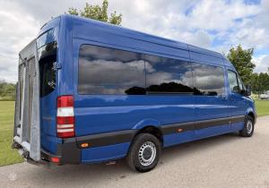 Blue Mercedes-Benz Sprinter 2014 in Siauliai, with an engine capacity of 2.14 L and mileage of 396 thousand km for 14700 €, photo 6 on AUTOMOTO.COM.LV