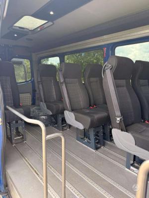 Blue Mercedes-Benz Sprinter 2014 in Siauliai, with an engine capacity of 2.14 L and mileage of 396 thousand km for 14700 €, photo 19 on AUTOMOTO.COM.LV