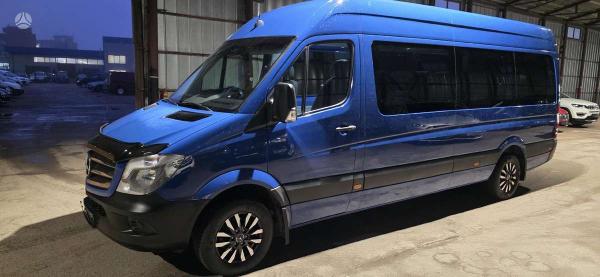 Blue Mercedes-Benz Sprinter 2015 in Siauliai, with an engine capacity of 2.14 L and mileage of 351 thousand km for 16300 €, photo 1 on AUTOMOTO.COM.LV