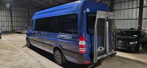 Blue Mercedes-Benz Sprinter 2015 in Siauliai, with an engine capacity of 2.14 L and mileage of 351 thousand km for 16300 €, photo 3 on AUTOMOTO.COM.LV