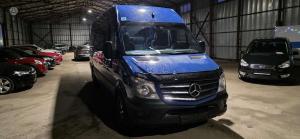 Blue Mercedes-Benz Sprinter 2015 in Siauliai, with an engine capacity of 2.14 L and mileage of 351 thousand km for 16300 €, photo 4 on AUTOMOTO.COM.LV