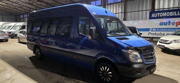 Blue Mercedes-Benz Sprinter 2015 in Siauliai, with an engine capacity of 2.14 L and mileage of 351 thousand km for 16300 €, photo 5 on AUTOMOTO.COM.LV