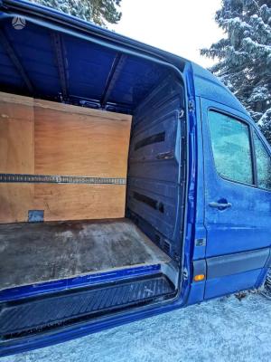Blue Mercedes-Benz Sprinter 2015 in Siauliai, with an engine capacity of 2.14 L and mileage of 147 thousand km for 6999 €, photo 14 on AUTOMOTO.COM.LV