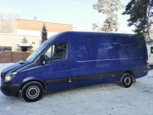 Blue Mercedes-Benz Sprinter 2015 in Siauliai, with an engine capacity of 2.14 L and mileage of 147 thousand km for 6999 €, photo 18 on AUTOMOTO.COM.LV