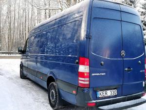 Blue Mercedes-Benz Sprinter 2015 in Siauliai, with an engine capacity of 2.14 L and mileage of 147 thousand km for 6999 €, photo 38 on AUTOMOTO.COM.LV