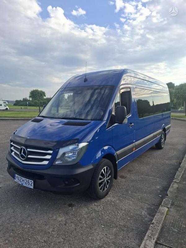 Zils Mercedes-Benz Sprinter 2015 Kauņa, ar dzinēja tilpumu 2.14 L un nobraukumu 318 tūkst. km par 16300 €, foto 1 vietnē AUTOMOTO.COM.LV