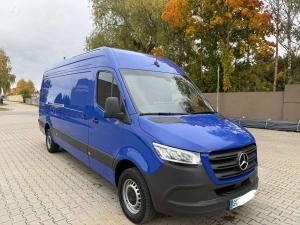 Blue Mercedes-Benz Sprinter 2024 in Kaunas, with an engine capacity of 2.00 L and mileage of 117 thousand km for 28800 €, photo 19 on AUTOMOTO.COM.LV