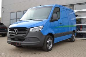 Blue Mercedes-Benz Sprinter 2024 in Vilnius, with an engine capacity of 1.95 L and mileage of 12 thousand km for 32900 €, photo  on AUTOMOTO.COM.LV