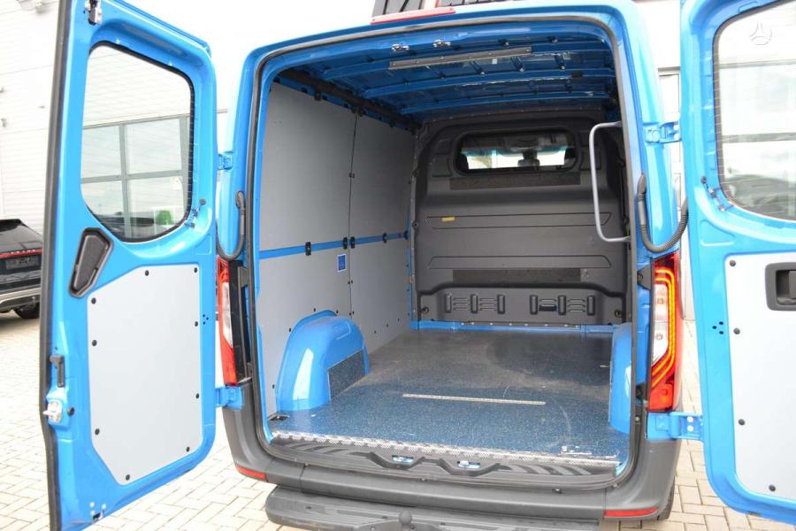 Blue Mercedes-Benz Sprinter 2024 in Vilnius, with an engine capacity of 1.95 L and mileage of 12 thousand km for 32900 €, photo 18 on AUTOMOTO.COM.LV