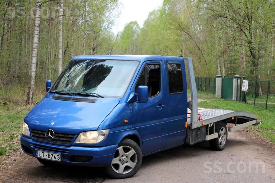 Zils Mercedes-Benz Sprinter 1996 Rīga, ar dzinēja tilpumu 2.90 L un nobraukumu 494 tūkst. km par 8499 €, foto 1 vietnē AUTOMOTO.COM.LV