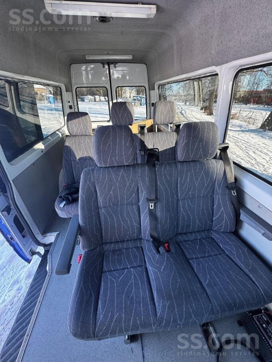 Blue Mercedes-Benz Sprinter 2000 in Riga, with an engine capacity of 2.10 L and mileage of 0 thousand km for 12500 €, photo 9 on AUTOMOTO.COM.LV