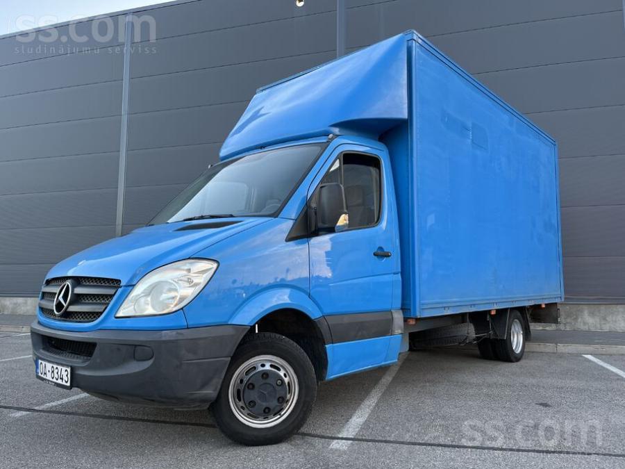 Blue Mercedes-Benz Sprinter 2007 in Riga, with an engine capacity of 2.20 L and mileage of 327 thousand km for 10900 €, photo 3 on AUTOMOTO.COM.LV