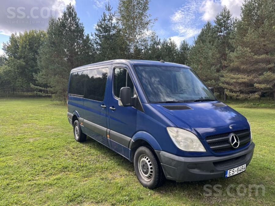 Blue Mercedes-Benz Sprinter 2007 in Kuldiga, with an engine capacity of 2.20 L and mileage of 456 thousand km for 7700 €, photo 3 on AUTOMOTO.COM.LV