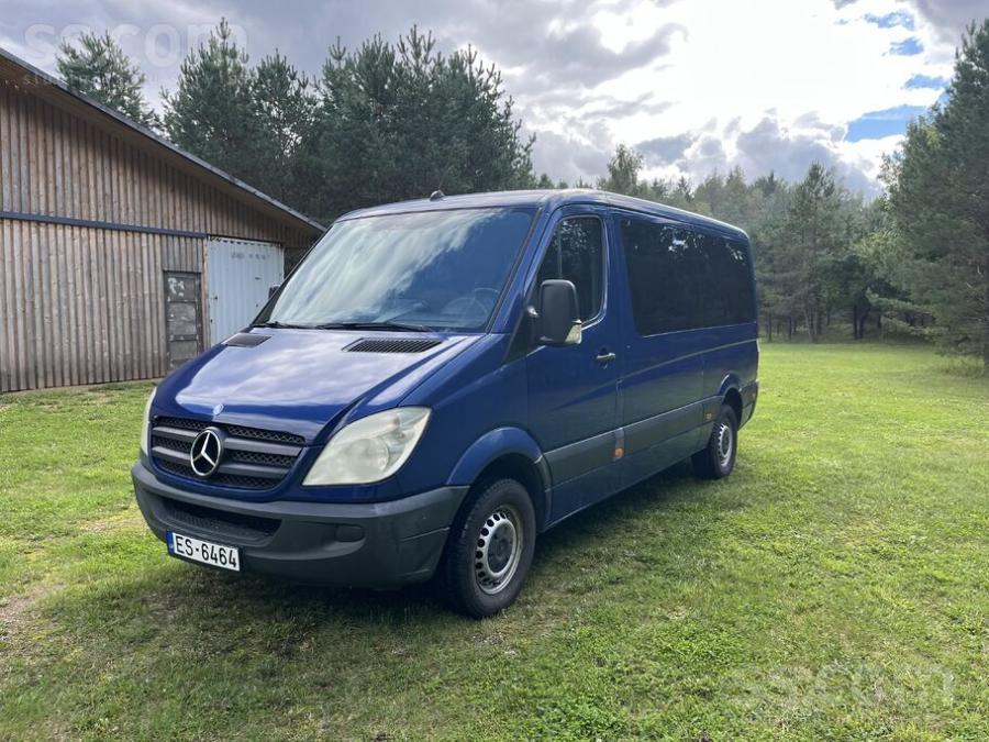 Blue Mercedes-Benz Sprinter 2007 in Kuldiga, with an engine capacity of 2.20 L and mileage of 456 thousand km for 7700 €, photo 4 on AUTOMOTO.COM.LV