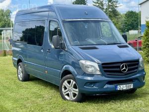 Blue Mercedes-Benz Sprinter 2014 in Riga, with an engine capacity of 2.10 L and mileage of 800 thousand km for 10500 €, photo  on AUTOMOTO.COM.LV