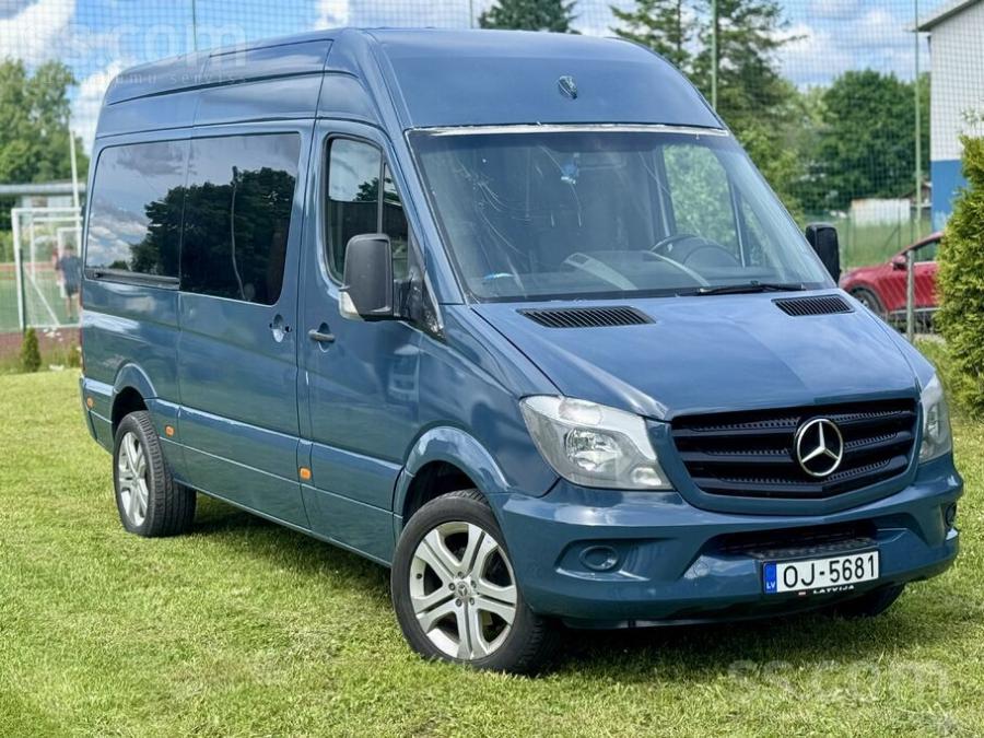 Blue Mercedes-Benz Sprinter 2014 in Riga, with an engine capacity of 2.10 L and mileage of 800 thousand km for 10500 €, photo 1 on AUTOMOTO.COM.LV