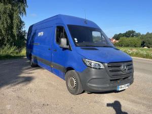 Blue Mercedes-Benz Sprinter 2021 in Taurage, with an engine capacity of 1.95 L and mileage of 309 thousand km for 11800 €, photo 3 on AUTOMOTO.COM.LV