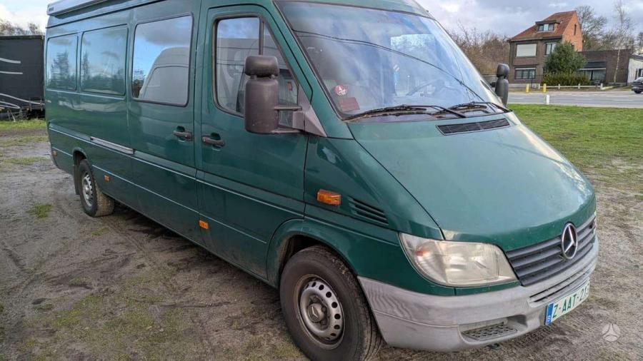 Zaļš Mercedes-Benz Sprinter 2002 Klaipėda, ar dzinēja tilpumu 2.70 L un nobraukumu 245 tūkst. km par 5500 €, foto 1 vietnē AUTOMOTO.COM.LV