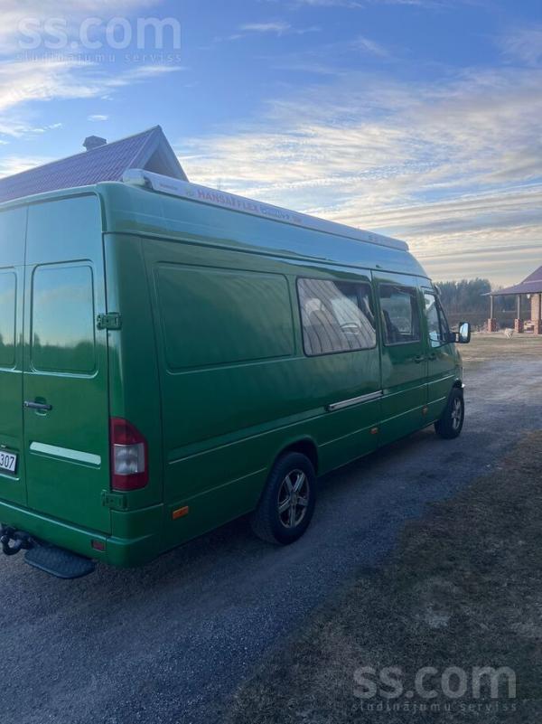 Zaļš Mercedes-Benz Sprinter 1997 Daugavpils, ar dzinēja tilpumu 2.90 L un nobraukumu 550 tūkst. km par 6500 €, foto 2 vietnē AUTOMOTO.COM.LV