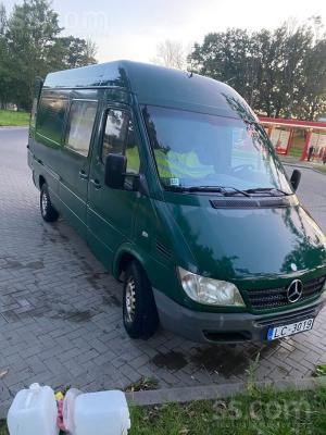 Green Mercedes-Benz Sprinter 2003 in Riga, with an engine capacity of 2.10 L and mileage of 247 thousand km for 3500 €, photo  on AUTOMOTO.COM.LV