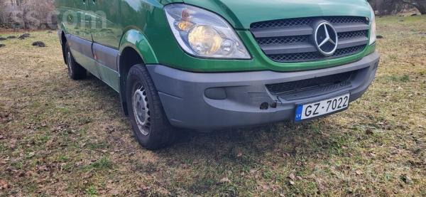 Green Mercedes-Benz Sprinter 2008 in Riga, with an engine capacity of 2.20 L and mileage of 338 thousand km for 2590 €, photo 2 on AUTOMOTO.COM.LV