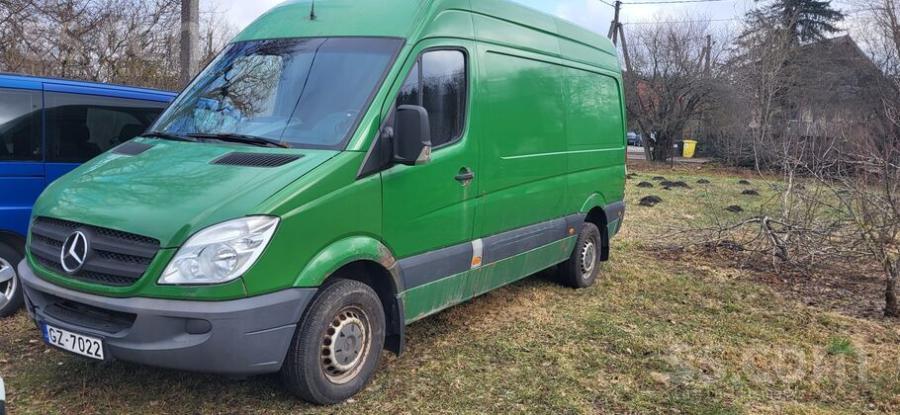 Green Mercedes-Benz Sprinter 2008 in Riga, with an engine capacity of 2.20 L and mileage of 338 thousand km for 2590 €, photo 11 on AUTOMOTO.COM.LV