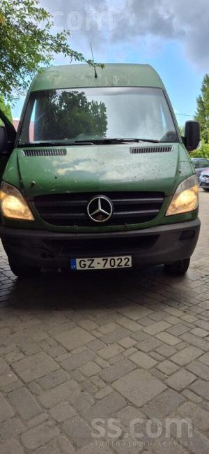 Green Mercedes-Benz Sprinter 2008 in Riga, with an engine capacity of 2.20 L and mileage of 338 thousand km for 1770 €, photo 14 on AUTOMOTO.COM.LV