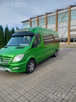 Green Mercedes-Benz Sprinter 2008 in Riga, with an engine capacity of 2.20 L and mileage of 669 thousand km for 8500 €, photo 3 on AUTOMOTO.COM.LV