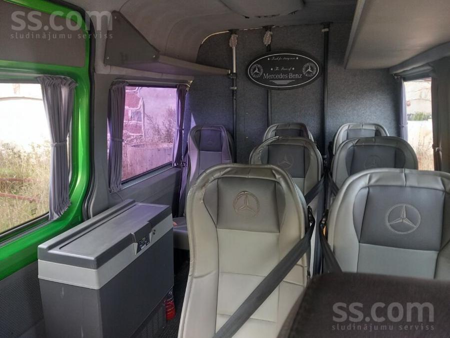 Green Mercedes-Benz Sprinter 2008 in Riga, with an engine capacity of 2.20 L and mileage of 669 thousand km for 8500 €, photo 6 on AUTOMOTO.COM.LV