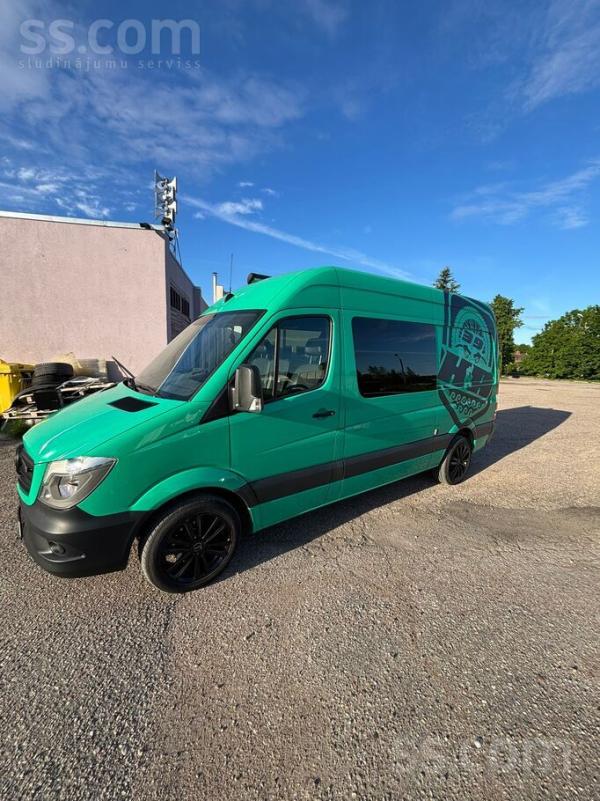 Zaļš Mercedes-Benz Sprinter 2017 Liepāja, ar dzinēja tilpumu 2.20 L un nobraukumu 223 tūkst. km par 24000 €, foto 3 vietnē AUTOMOTO.COM.LV
