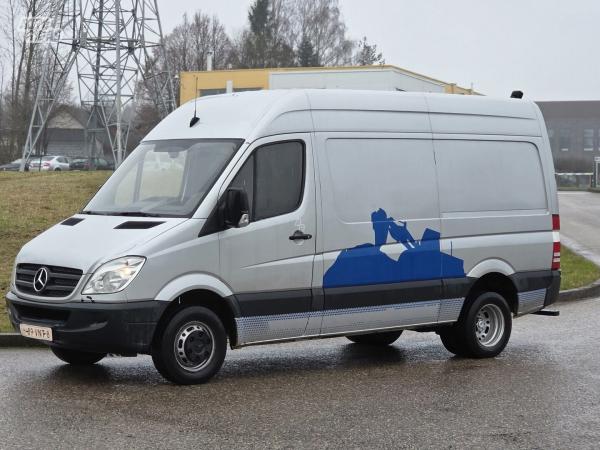 Pelēks Mercedes-Benz Sprinter 2008 Viļņa, ar dzinēja tilpumu 3.00 L un nobraukumu 381 tūkst. km par 7700 €, foto 2 vietnē AUTOMOTO.COM.LV
