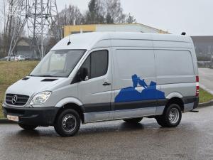Grey Mercedes-Benz Sprinter 2008 in Vilnius, with an engine capacity of 3.00 L and mileage of 381 thousand km for 7700 €, photo 2 on AUTOMOTO.COM.LV