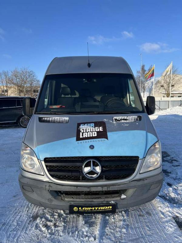 Pelēks Mercedes-Benz Sprinter 2010 Telšiai, ar dzinēja tilpumu 2.14 L un nobraukumu 200 tūkst. km par 3700 €, foto 2 vietnē AUTOMOTO.COM.LV