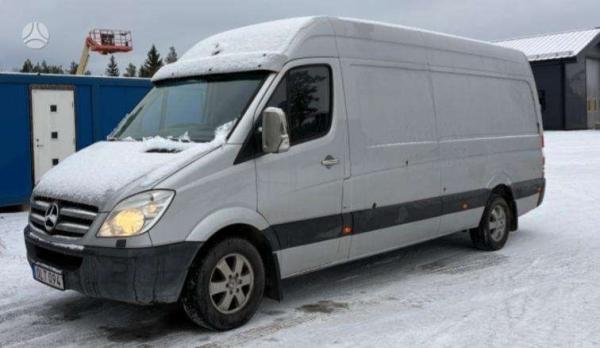 Grey Mercedes-Benz Sprinter 2013 in Vilnius, with an engine capacity of 2.20 L and mileage of 240 thousand km for 6500 €, photo 2 on AUTOMOTO.COM.LV