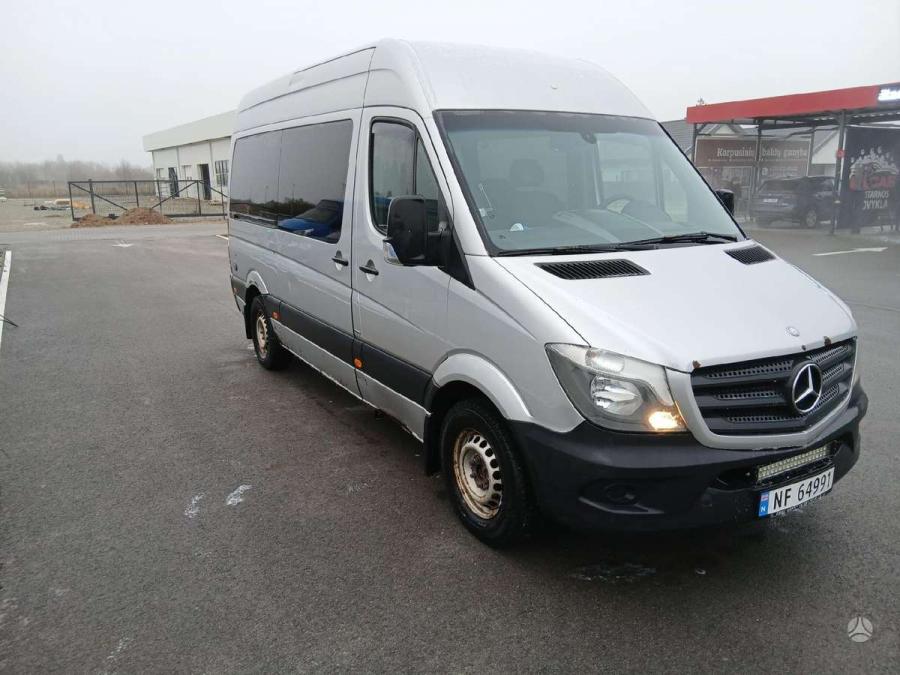 Pelēks Mercedes-Benz Sprinter 2014 Gargždai, ar dzinēja tilpumu 2.20 L un nobraukumu 400 tūkst. km par 7450 €, foto 1 vietnē AUTOMOTO.COM.LV