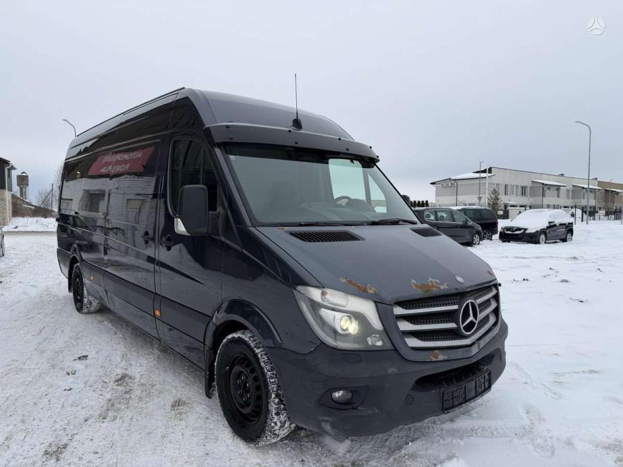 Grey Mercedes-Benz Sprinter 2014 in Kaunas, with an engine capacity of 2.14 L and mileage of 480 thousand km for 6350 €, photo 1 on AUTOMOTO.COM.LV